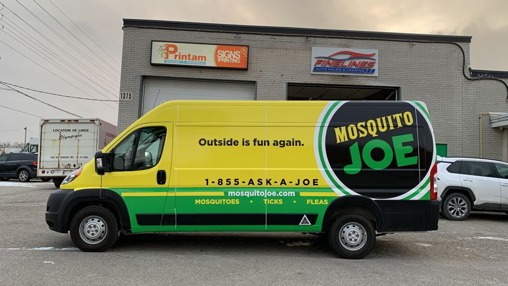 Mosquito Joe Van Full Wrap - Printam
