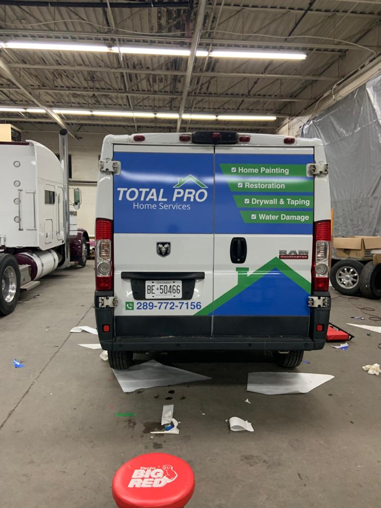 Total Pro Van Partial Wrap - Printam