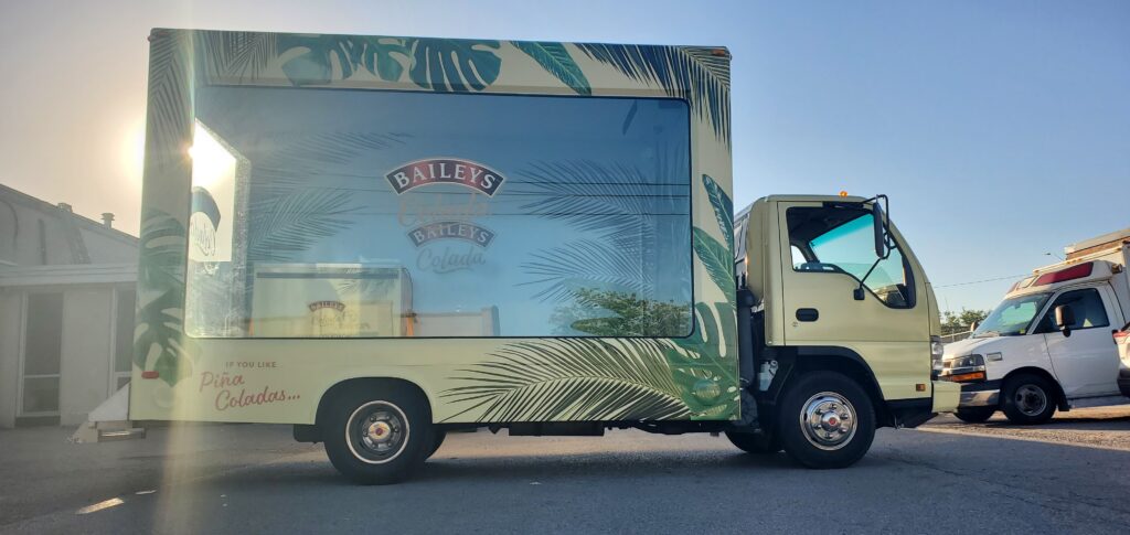 Baileys Pina Colada Box Truck Full Wrap - Printam