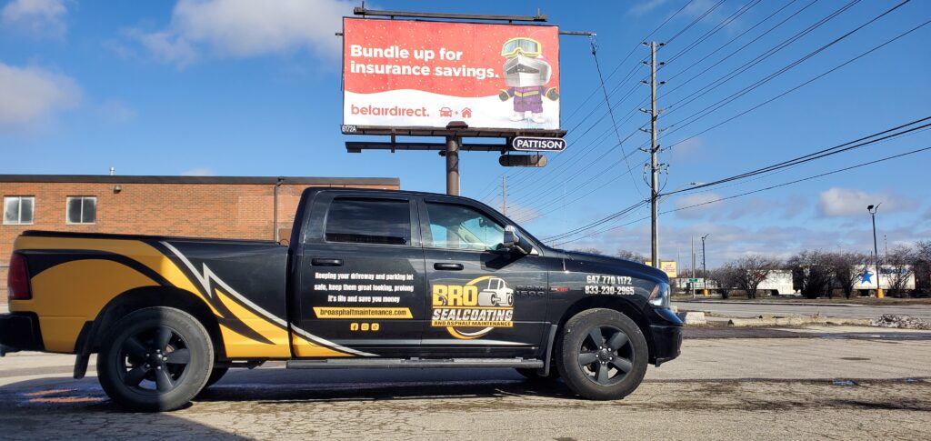 Bro Seal Coating Pickup Truck Vinyl Partial Wrap - Printam