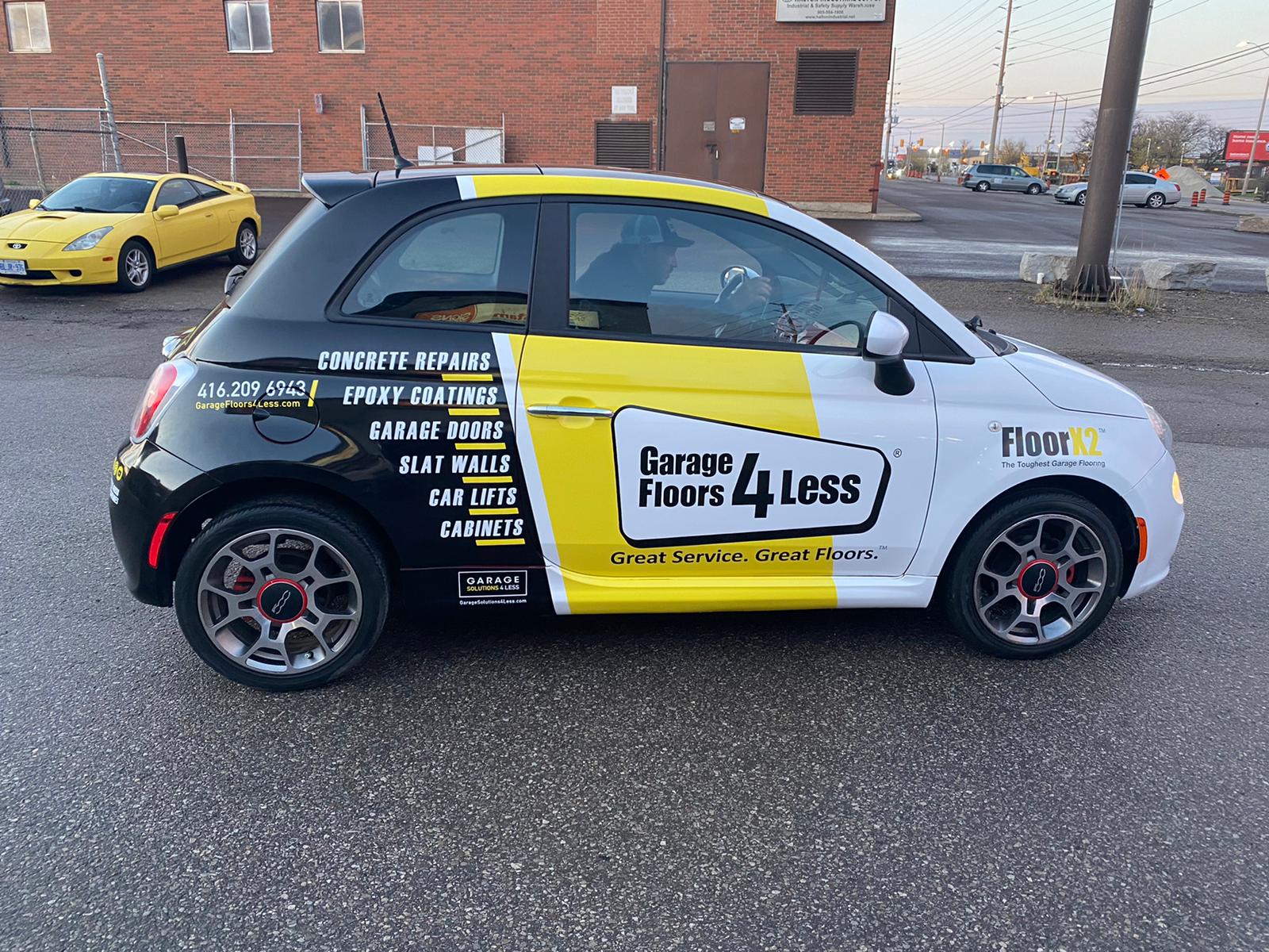Garage 4 Less Car Partial Vinyl Wrap - Printam