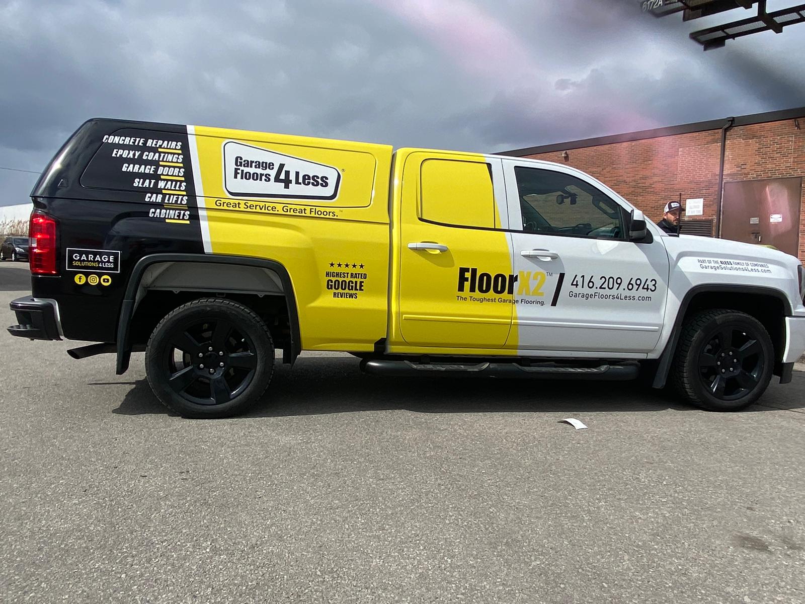 Garage 4 Less Mini Van Vinyl Partial Wrap - Printam