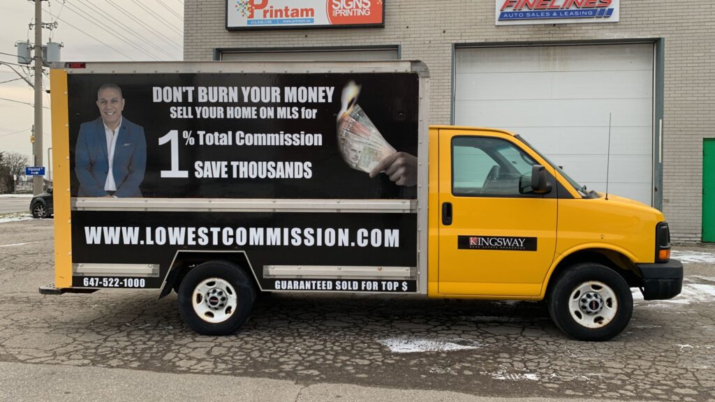 Kingsway Real Estate Box Truck Full Wrap - Printam