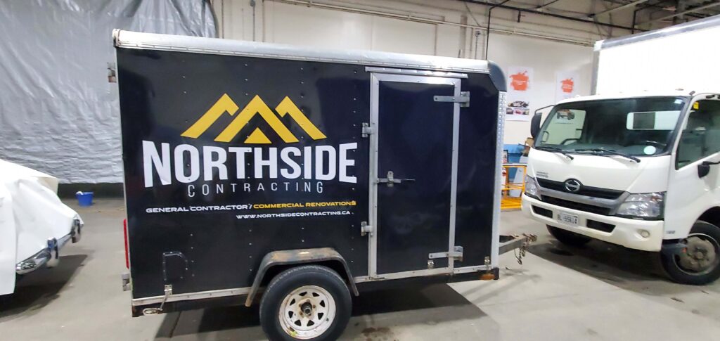 Northside Contracting Enclosed Trailer Graphics - Printam