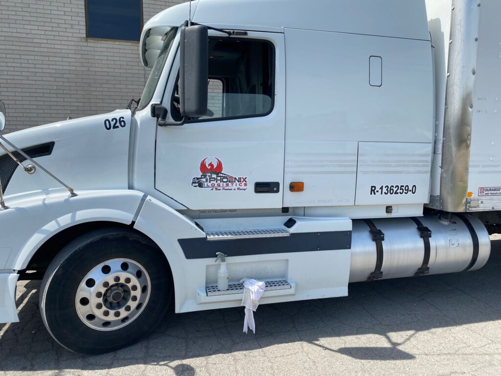 Phoenix Logistics Semi Truck Vinyl Decals - Printam