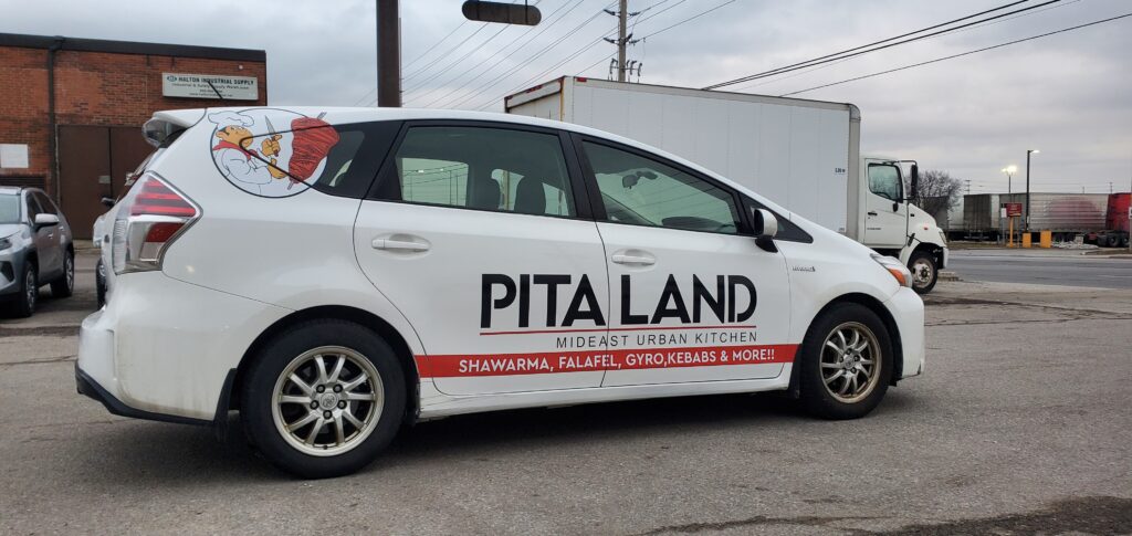 Pita Land Car Vinyl Lettering - Printam