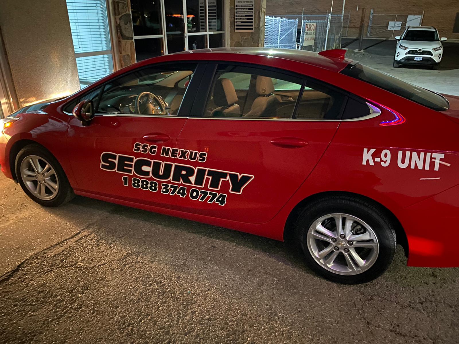 SSG Nexus Security Car Partial Wrap - Printam