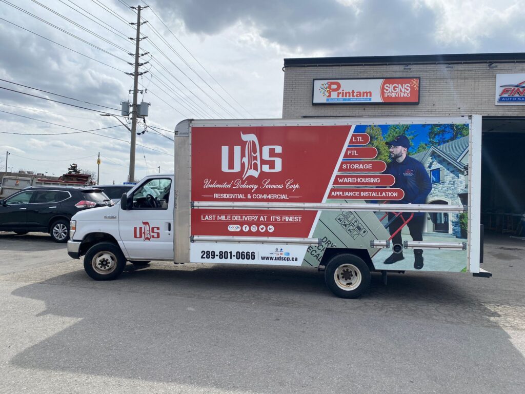 UDS Box Truck Full Wrap - Printam