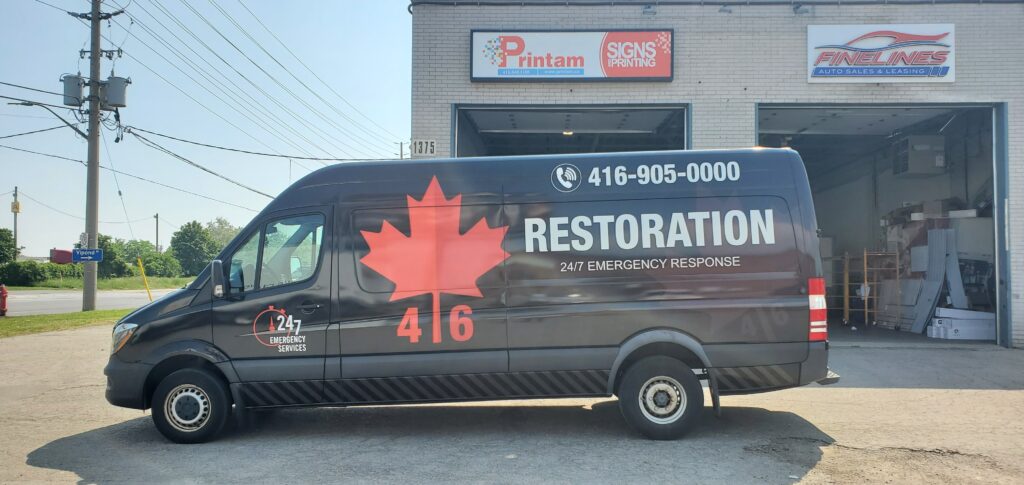 416 Restoration Van Vinyl Decals - Printam