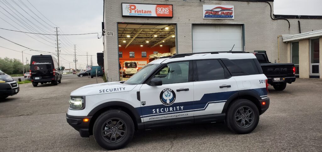 Atlas Security Investigation Car Decals - Printam